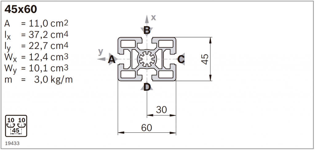 Perfil 45×60 – Perfiles Bosch App